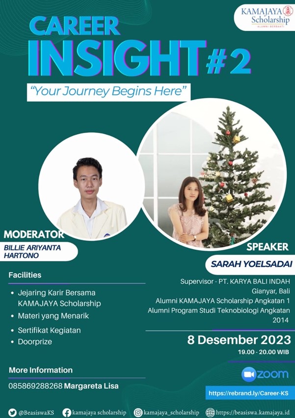 Career Insight – KAMAJAYA Scholarship